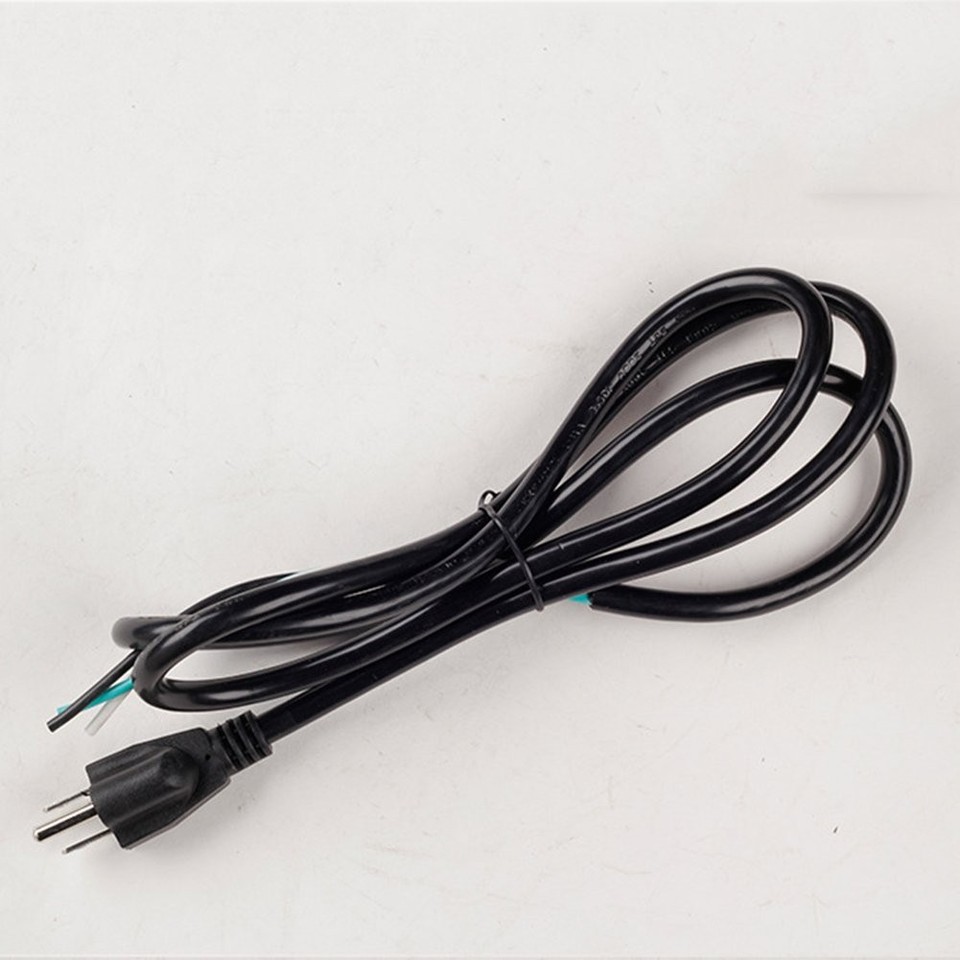 6ft 14 Gauge 3 Prong Heavy Duty Replacement Power Supply Cord Cable ...