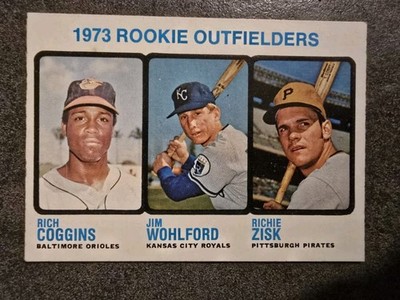 1973 Topps High Number Richie Zisk, Jim Wohlford, Rich Coggins #611 (RC ...