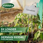 25-Pack Weatherproof Large Metal Plant Labels Garden Markers Plant Tags ...