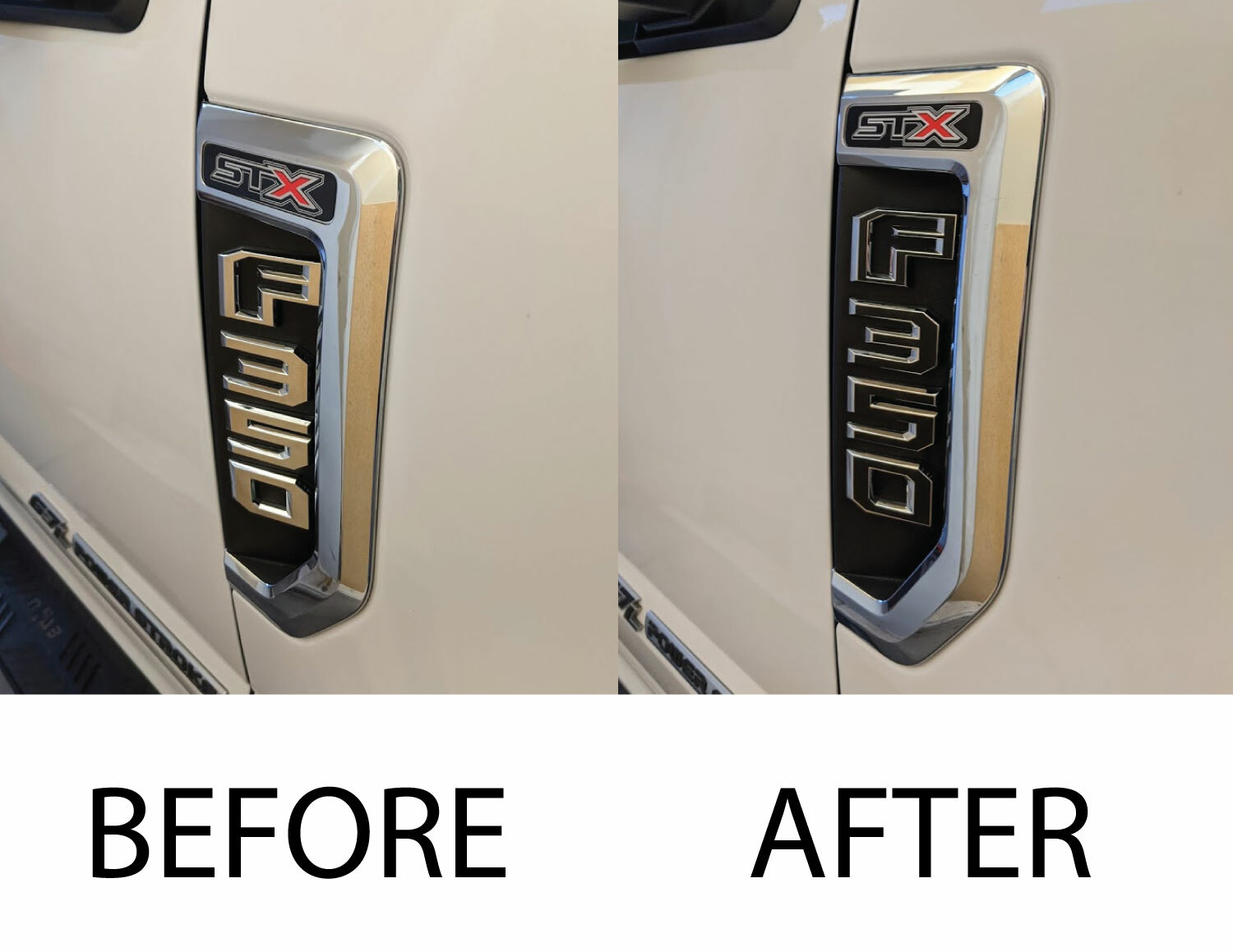2017-2021 Ford Super Duty Emblem Overlay Vinyl Decals Stickers F250 ...