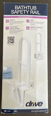Drive Medical 12036 Stainless Steel Adjustable Bathtub Safety Rail ...