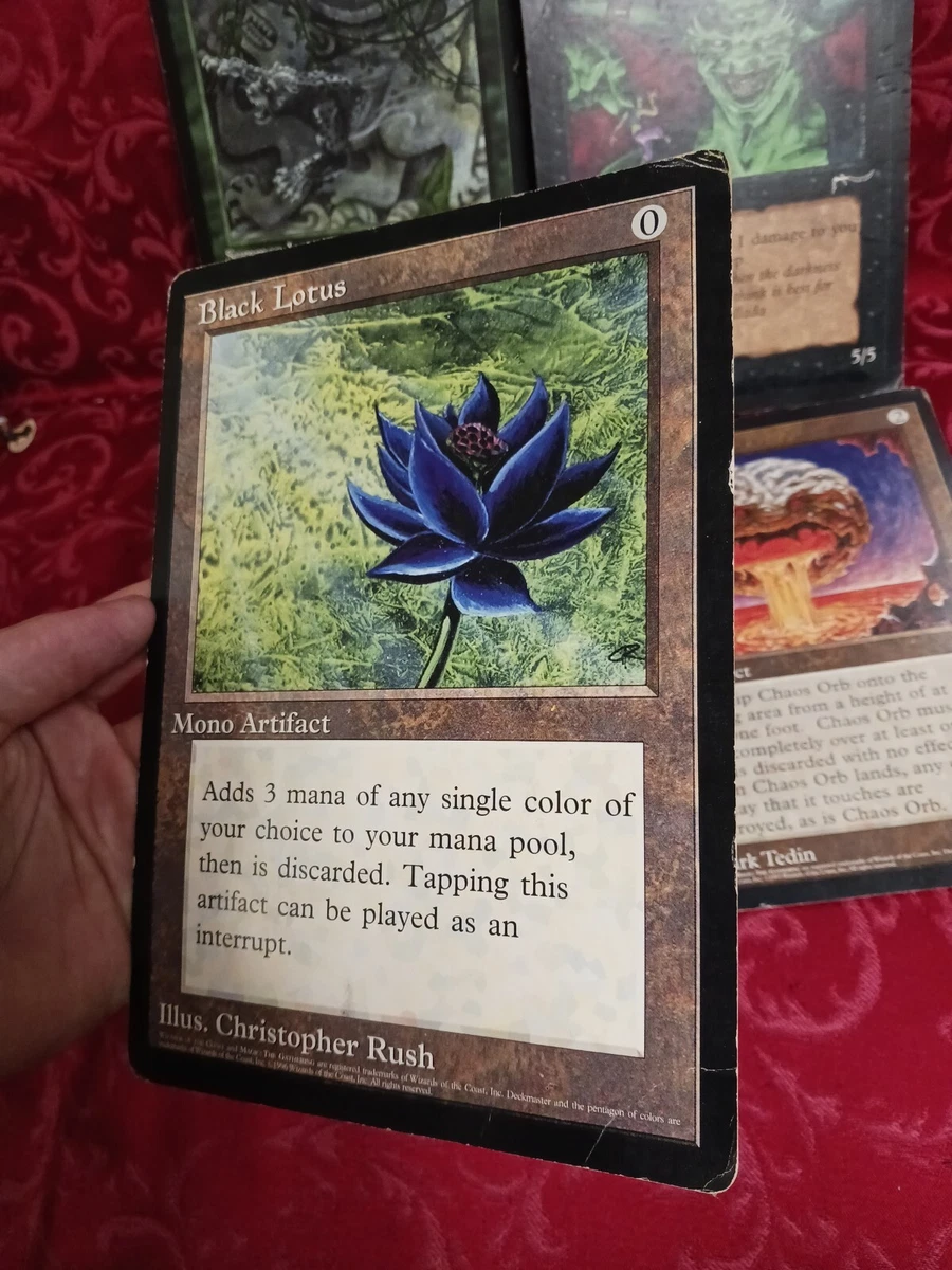 Black Lotus Mtg Tattoo