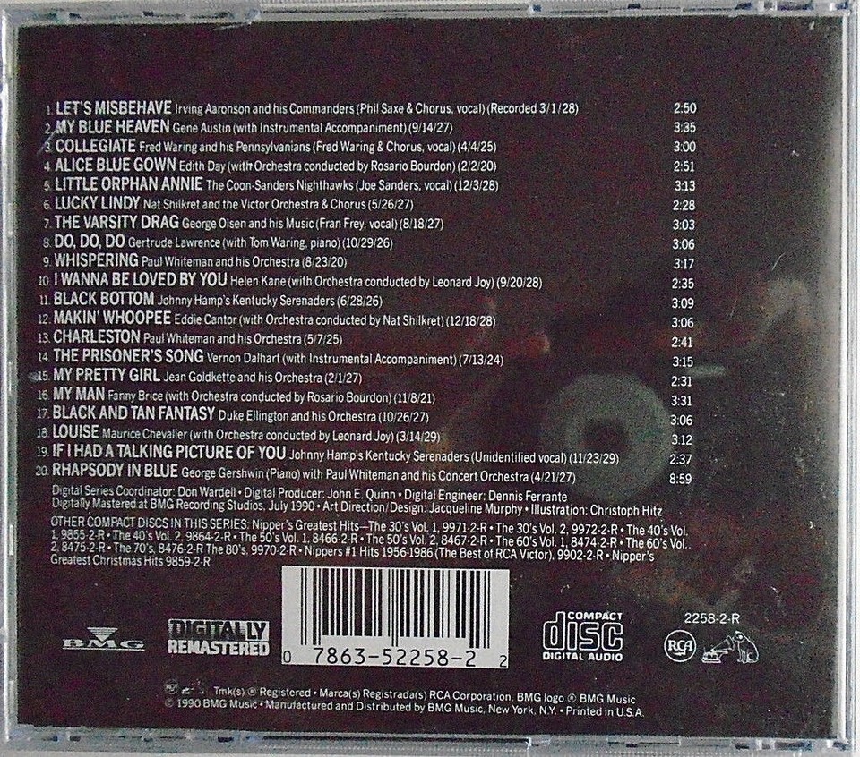 NIPPER'S GREATEST HITS - The 20's - CD - BRAND NEW | eBay