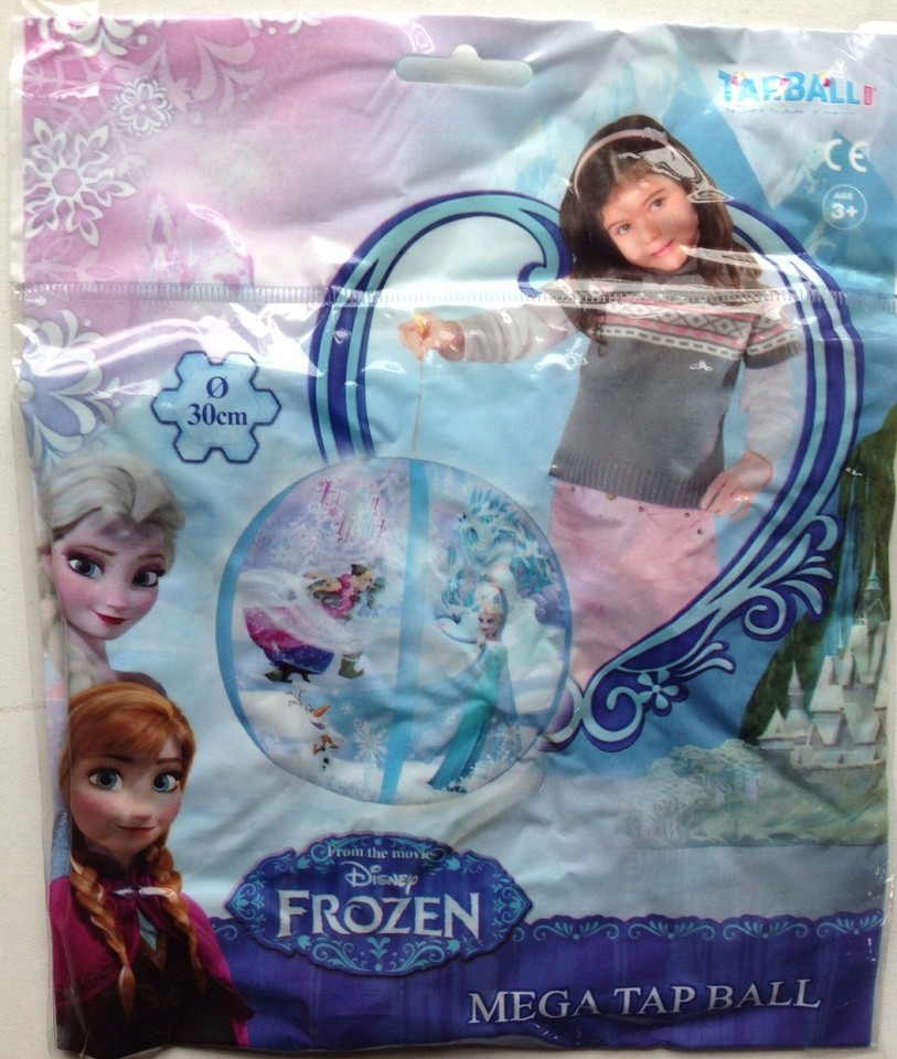 DISNEY TOY MEGA TAP BALL SNOW QUEEN ELSA & ANNA FROZEN BALL 30 CM, GIFT ...