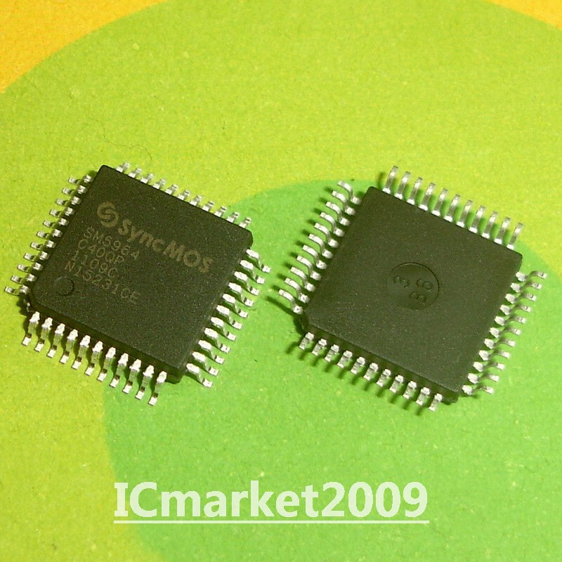 2 PCS SM5964C40QP LQPF 8-Bits Micro-Controller 64KB ISP Flash & 1KB RAM ...