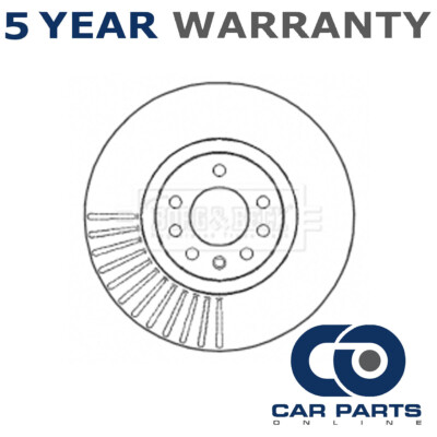 1x Brake Disc Front CPO Fits Vauxhall Astra Zafira Vectra Opel 2.0 3.0 ...