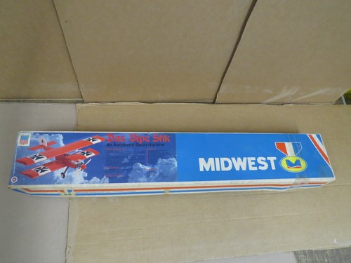 VTG Midwest Das Bipe Stik Biplane Balsa Wood RC Model Airplane NOS | eBay