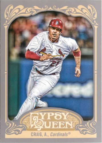 Allen Craig 2012 Topps Gypsy Queen MLB Baseball Card #201 St. Louis ...