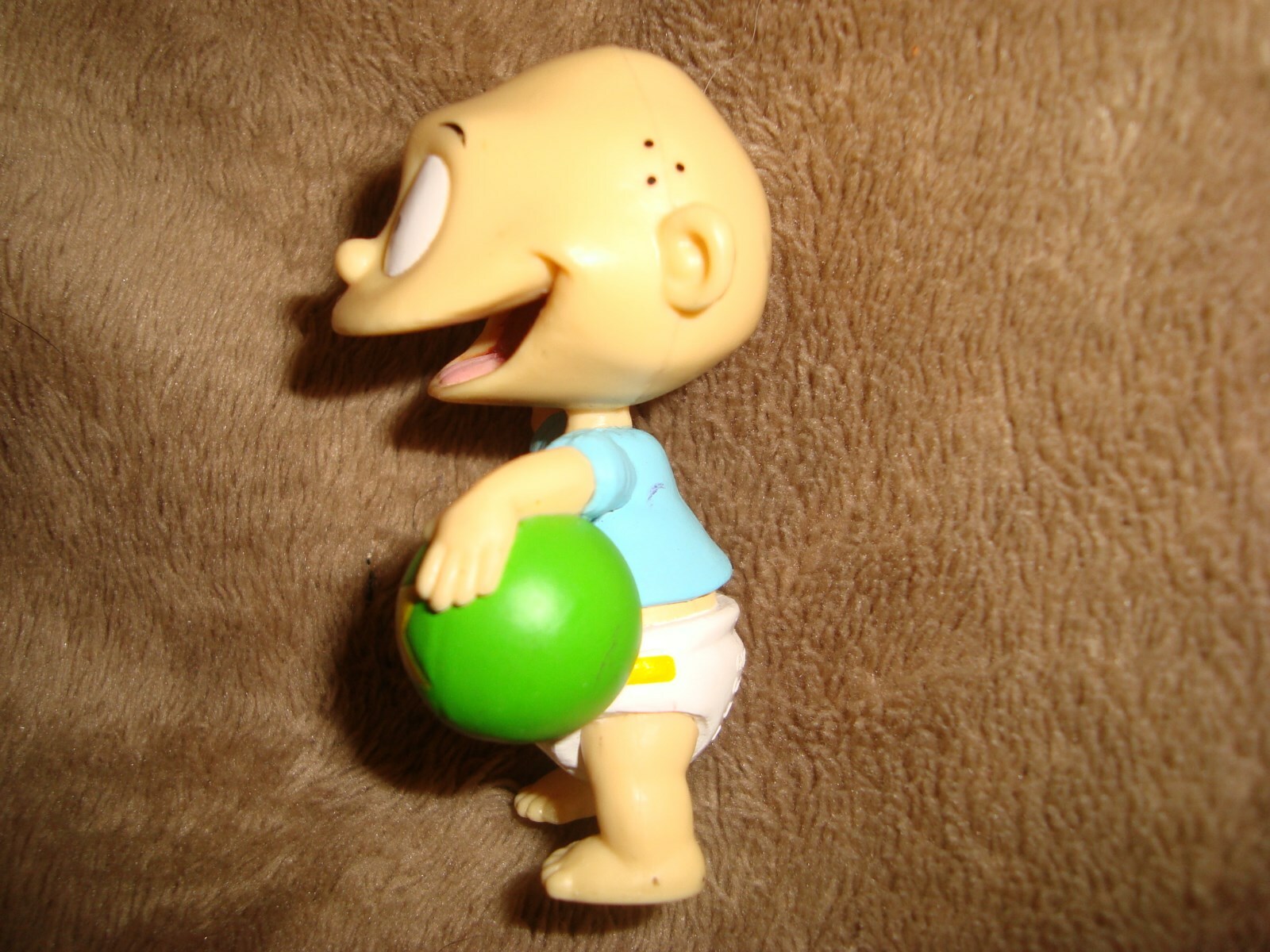 Rugrats Tommy Pickles holding ball Figure Plastic 2.5" tall 2017 Just ...