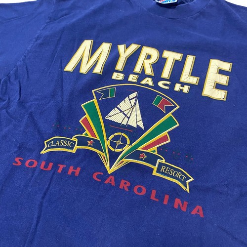 Vintage Myrtle Beach Vacation Suvenier Tee Shirt Top 80s 90s L South ...