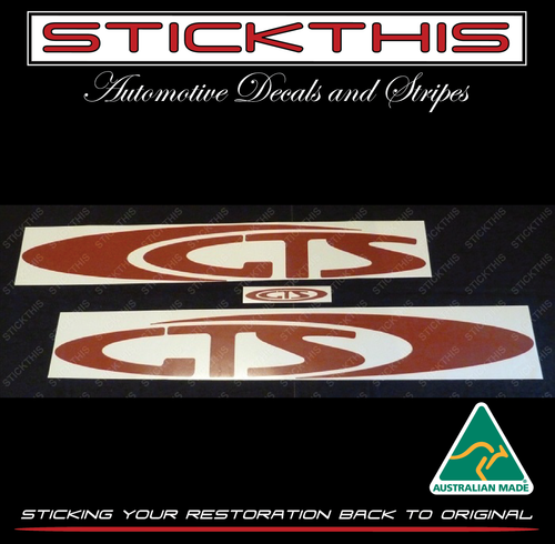 VR HSV GTS Sides, Boot & Wheels Complete Body Decal/Sticker Kit - Red ...