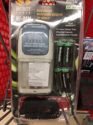 Infinity Power Rechargeable Batteries Battery Charger | eBay