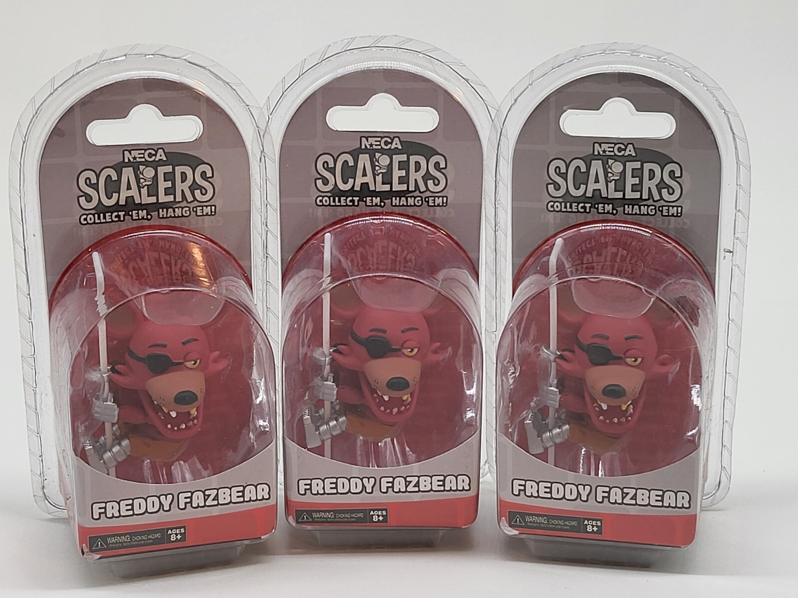 NECA Scalers FNAF Five Nights At Freddy's Foxy x3 Freddy Fazbear Error ...