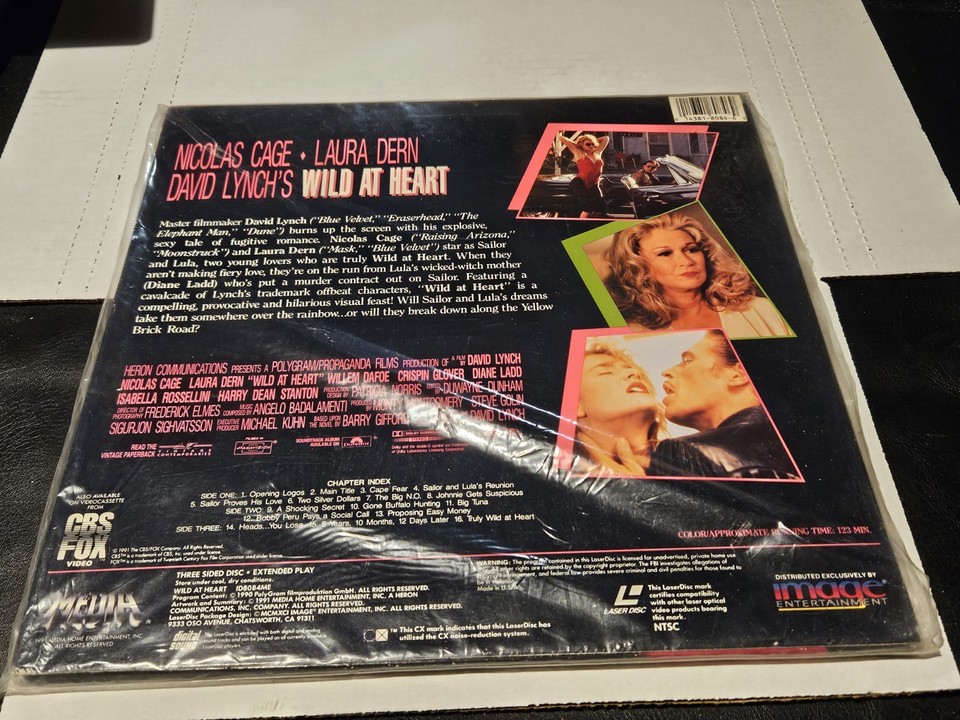 Wild At Heart LD Laserdisc Nicolas Cage Laura Dern 14381808469| eBay