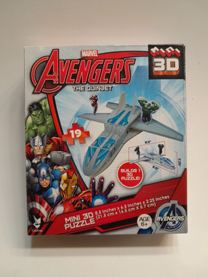 Avengers- The Quinjet - Mini 3D Puzzle | eBay