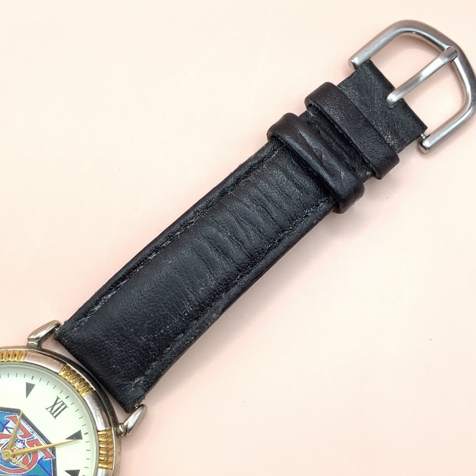 Womens 35mm NFL 75 Years Fossil Watch ZC-00345 Nice Condition Leather ...