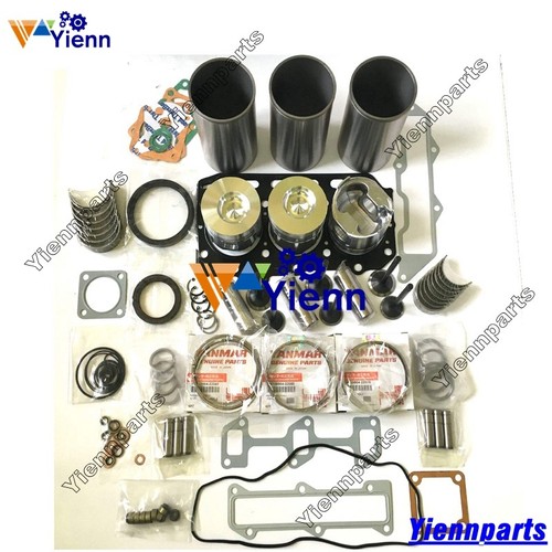 3TN84L-RB 3TN84 3TN84E-RK 3D84N-2C Overhaul Rebuild Kit For Yanmar ...