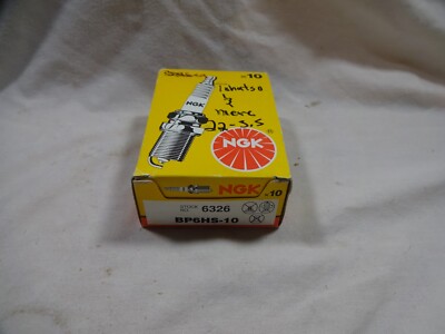 New 10X Pack NGK Spark Plugs 6326 BP6HS-10 Outboard Tohatsu Mercury 2.5 ...