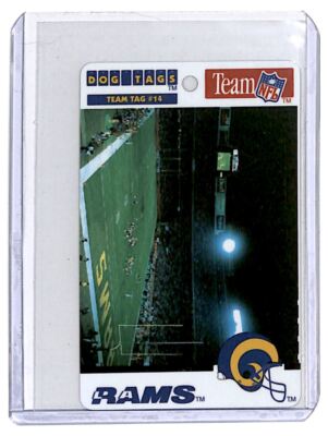 1992 Dog Tags Los Angeles Rams #14 | eBay