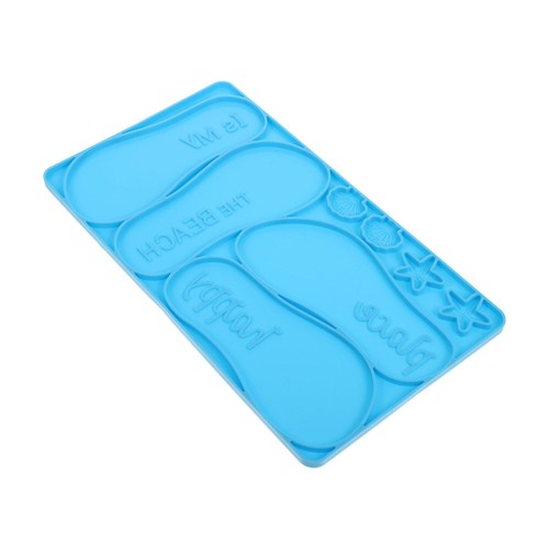 Silicone Slipper Mold English Words Resin Moulds Home Family Sign Resin ...