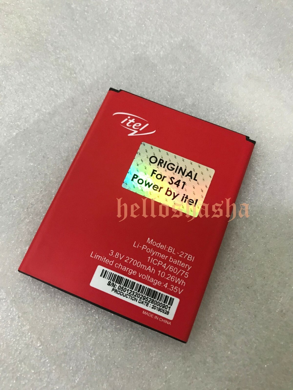 BL-27BI Genuine itel Battery cell phone 2700mAh 3.8V 1ICP4/60/75 | eBay