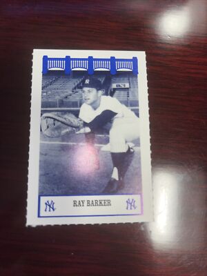 1992 WIZ - STARS OF THE 60S - RAY BARKER NEW YORK YANKEES | eBay