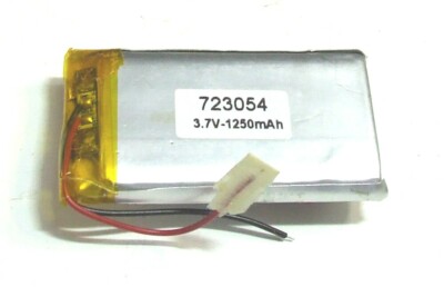 BATTERIA LITIO 1250 mAh 3,7 V DIMENSIONI 54 X 30 X 7 mm | eBay