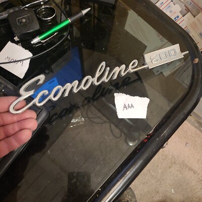 1968 FORD ECONOLINE 200 VAN FENDER EMBLEM OEM FOMOCO | eBay