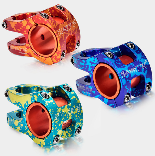 Short Stem Al Alloy 31.8mm*35-50mm Mountain Road Bike Handlebar Riser ...