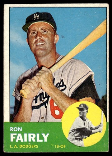 1963 Topps Ron Fairly Los Angeles Dodgers #105 | eBay