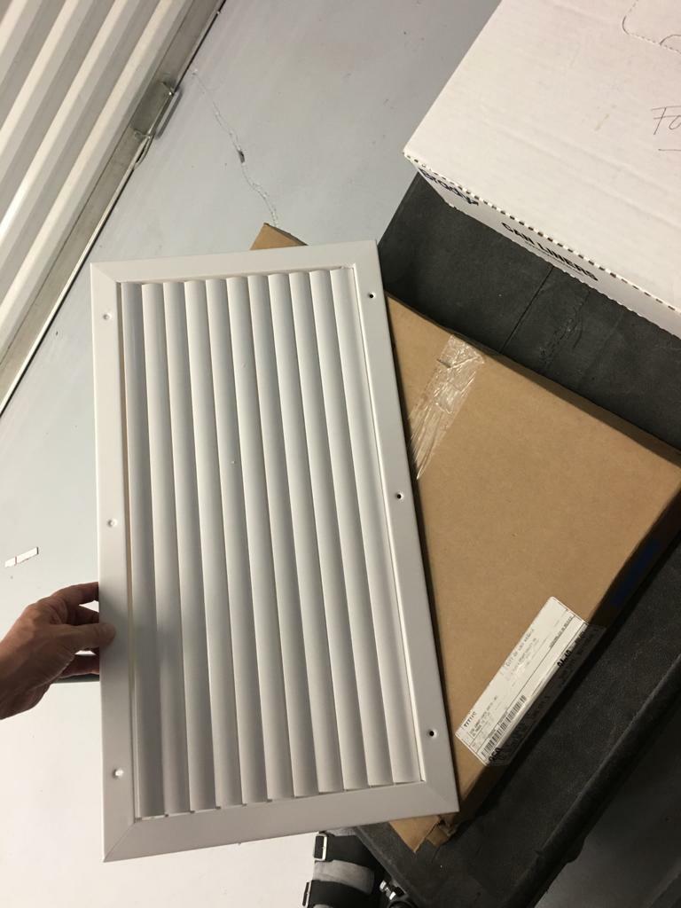 Titus 250 24,12 .0,1,26,A,O 1.1 Steel Return Grille Deflection blade ...