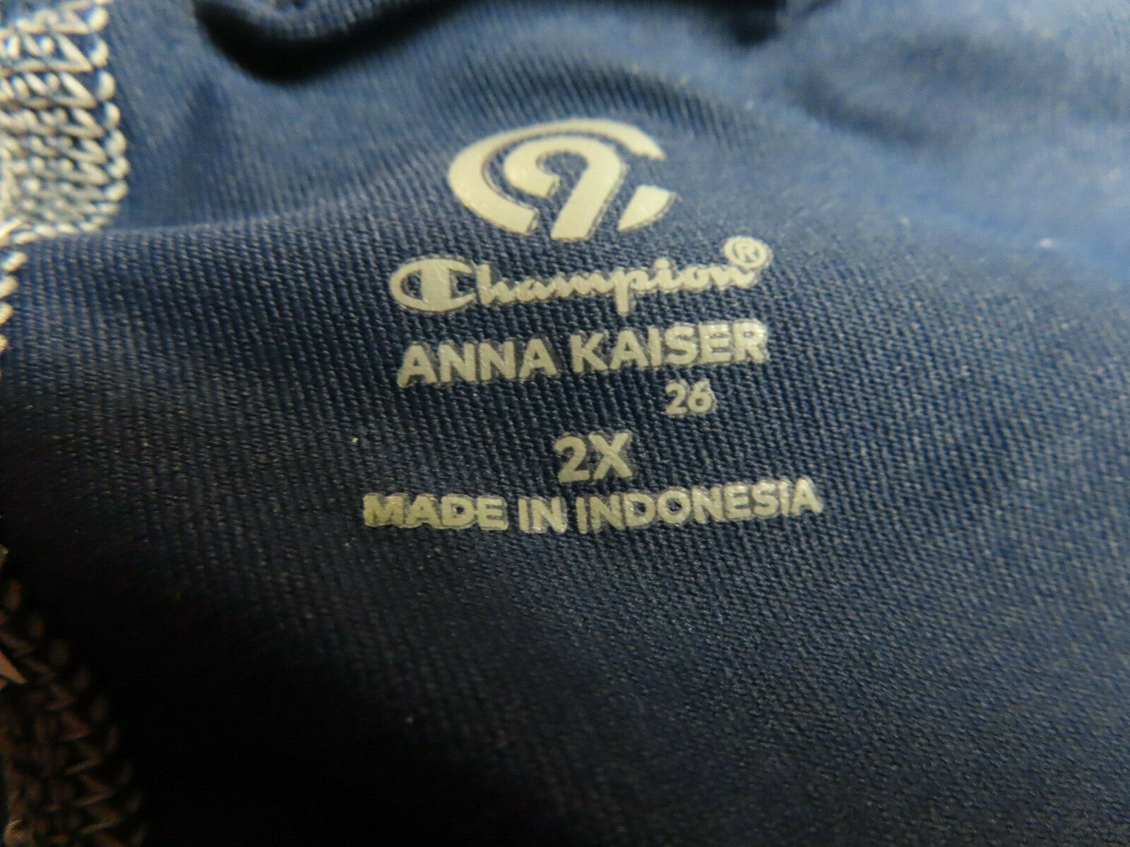 NWT ELEGANT ANNA KAISER CHAMPION LONG STRETCH SZ 2X PULLON BLUES/BLACK ...