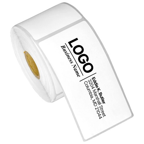 2x 4 Rectangular Direct Thermal Labels for Zebra Rollo Label Printers ...