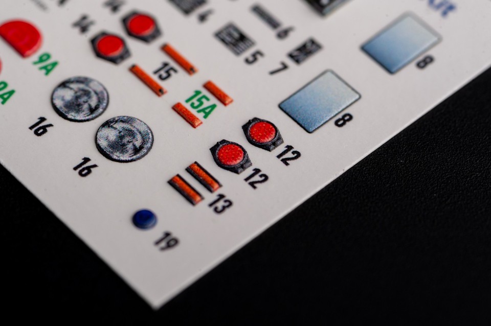 3D Decals Interior (for HUMVEE HMMWV M1036 Italeri model kit) 1:35 ...