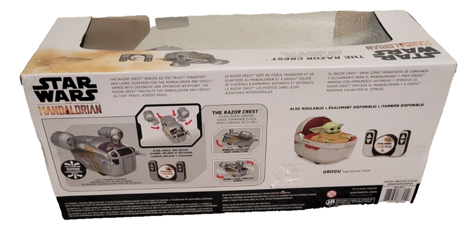 Star Wars The Mandalorian The Razor Crest Radio Control Remote 2.4 ghz ...