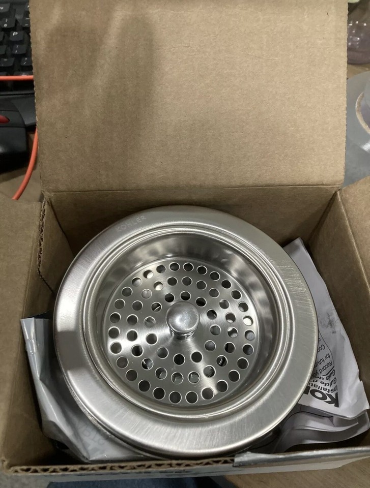 KOHLER K-8799-VS Duostrainer Sink Strainer 1.5 Vibrant Stainless | eBay