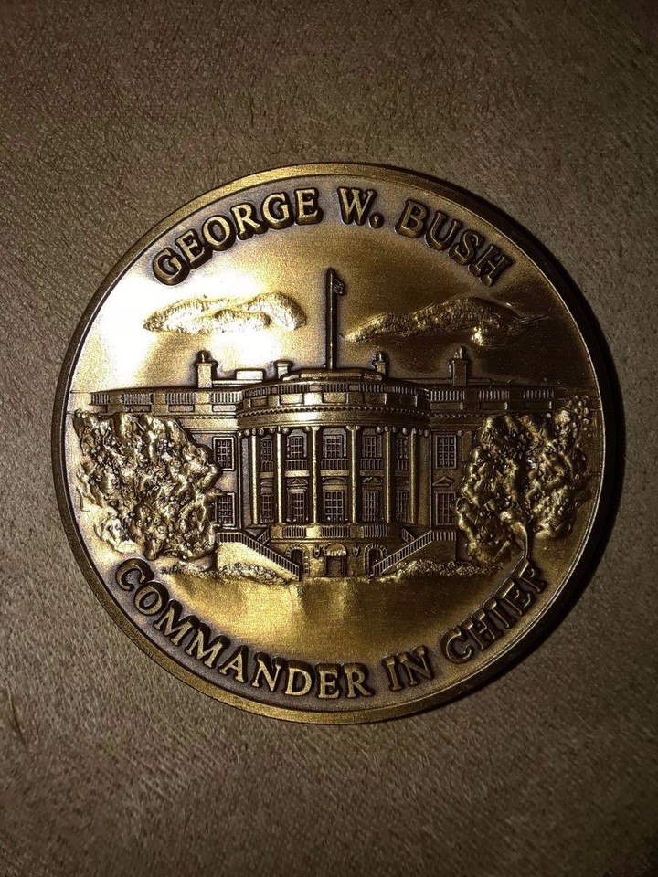 43rd POTUS CHALLENGE COIN - REAL - RECEIVED PERSONALLY FROM PRESIDENT ...
