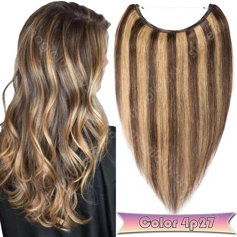 Hidden Secret One Piece Weft Wire on 100% Real Hair Human Extensions ...