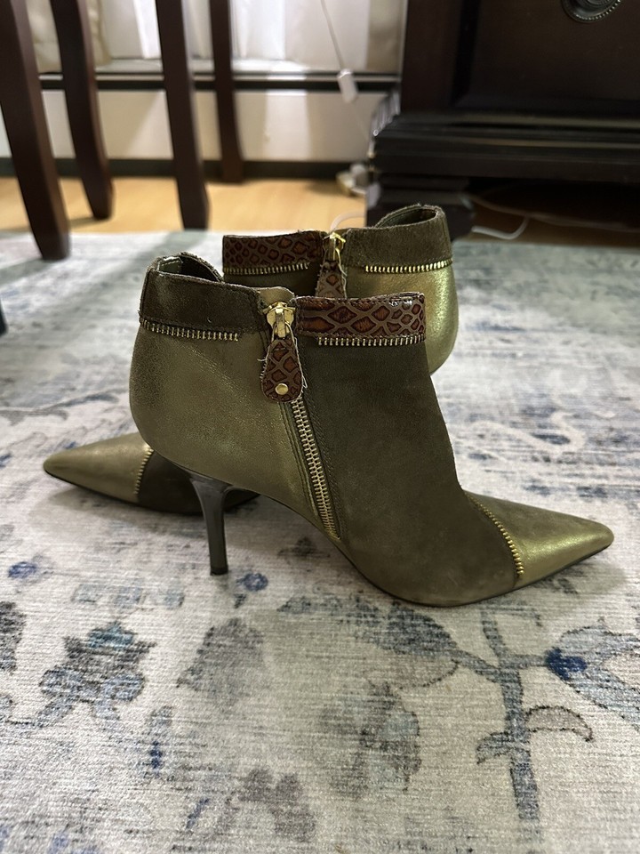 Italian genuine Leather Booties | eBay