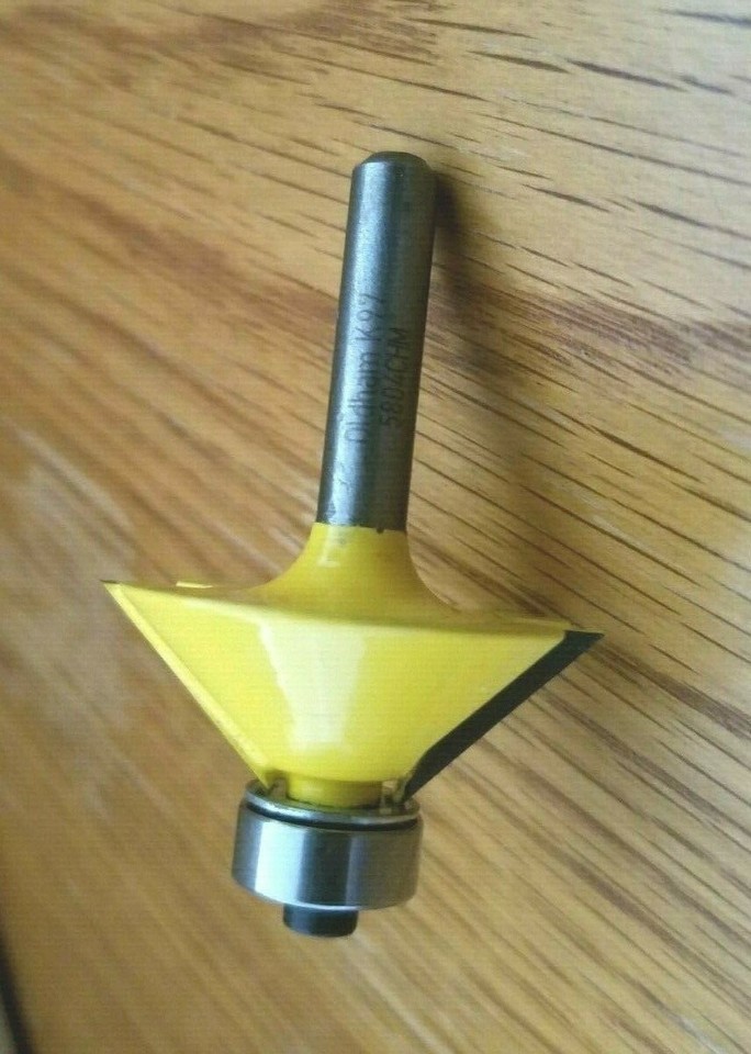 OLDHAM VIPER CHAMFER CARBIDE TIPPED ROUTER BIT 2" x 5/8" x 45 DEGREE ...