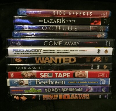 Sealed Blu-Rays and DVDs New only $2.75 each +shipping more add ...