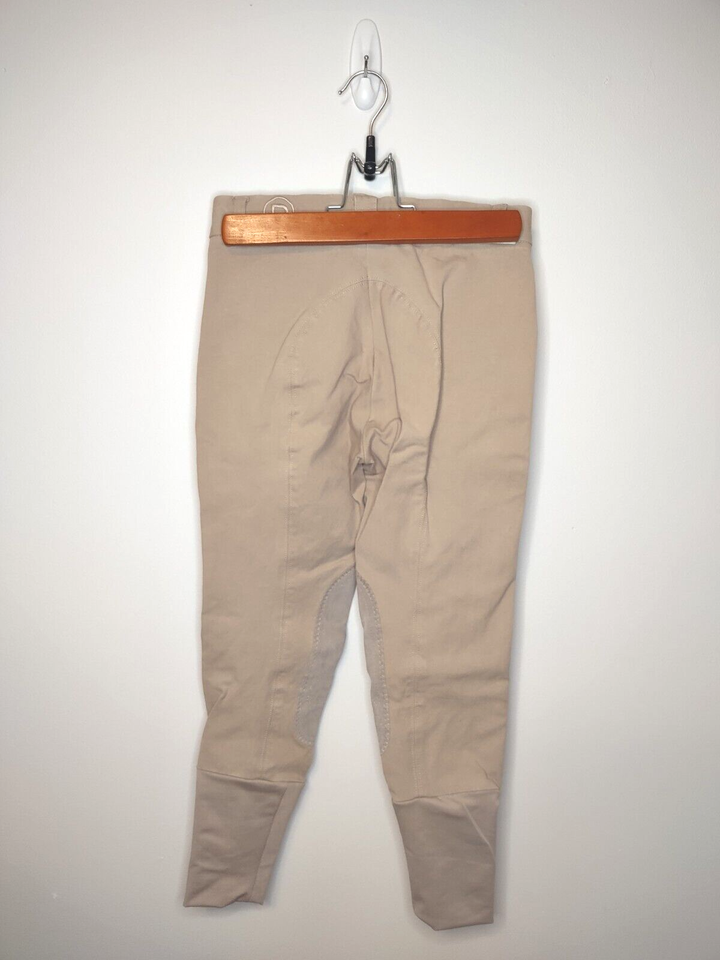 Dublin Pull-On Riding Pants Youth Size 12 Suede Knee Breeches Khaki ...