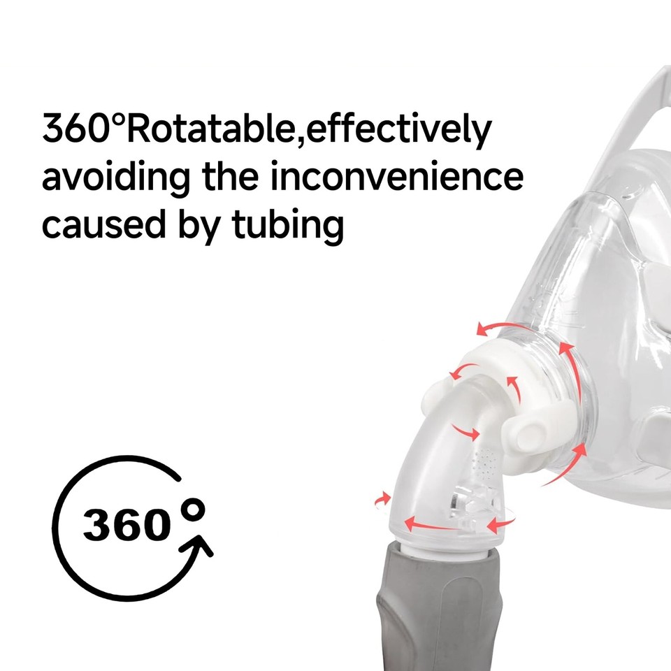 Resmed AirFit F20/F30 Replacement QuietAir Elbow for CPAP Mask | eBay