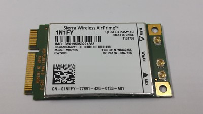OEM Dell 1N1FY MC7355 4GLTE/HSPA+GPA 100Mbps Sierra Wireless AirPrime ...