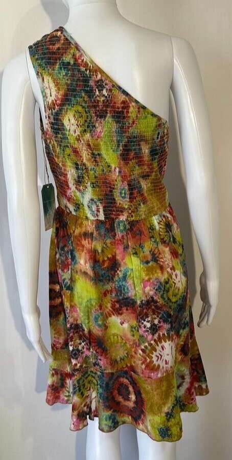 TRUE DESTINATIONS Resort Wear LG DRESS One shoulder stretch bodice ...