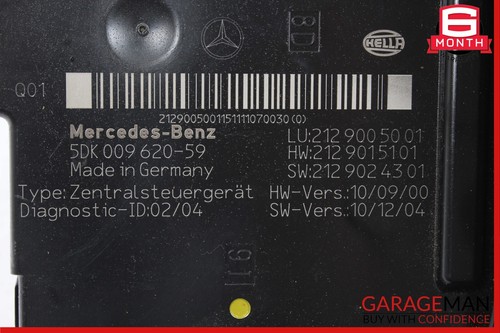 10-18 Mercedes W212 E350 CLS63 Rear SAM Module Relay Fuse Box ...