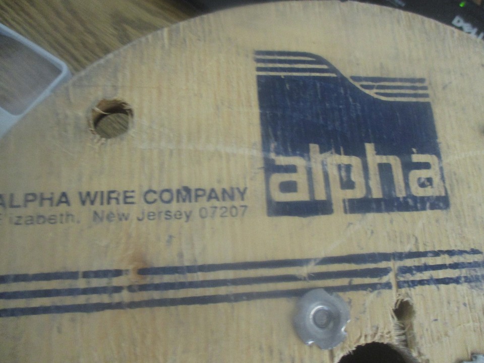 Alpha Wire Company Model: 3585/40 Black 28 AWG Wire. 100 Feet. New Old ...