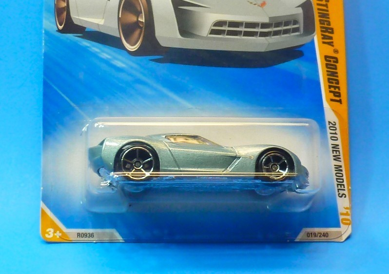 HOT WHEELS 2010 NEW MODELS POWDER BLUE 2009 CORVETTE STINGRAY CONCEPT 1 ...