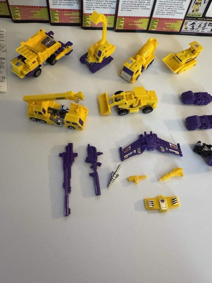 G2 Devastator 1993 Vintage Hasbro Transformers ACTION Figure ...