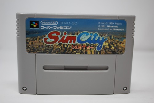 SimCity (Nintendo Super Famicom 1991) Japan Cartridge Only | eBay